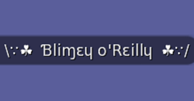 Second Life Marketplace - :: MG :: Blimey o'Reilly - Gesture (with Sound)